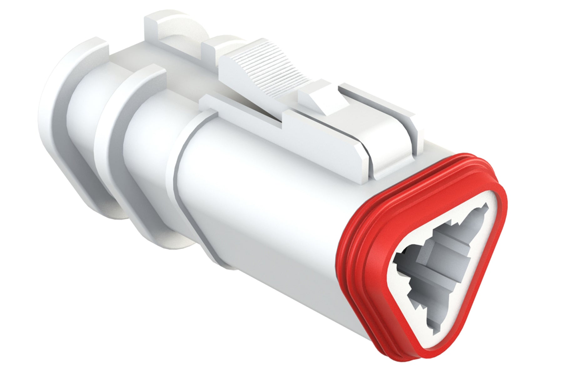 AT06-3S-OMRDWHT 3 Position Overmolded Plug, Socket, Reduced Seal, Whit – Amphenol Australia