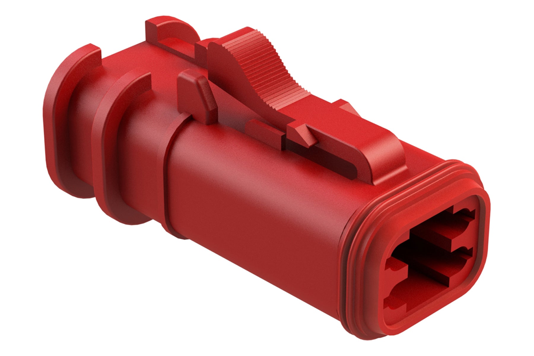 AT06-4S-OMRDRED 4 Position Overmolded Plug, Socket, Reduced Seal, Red – Amphenol Australia