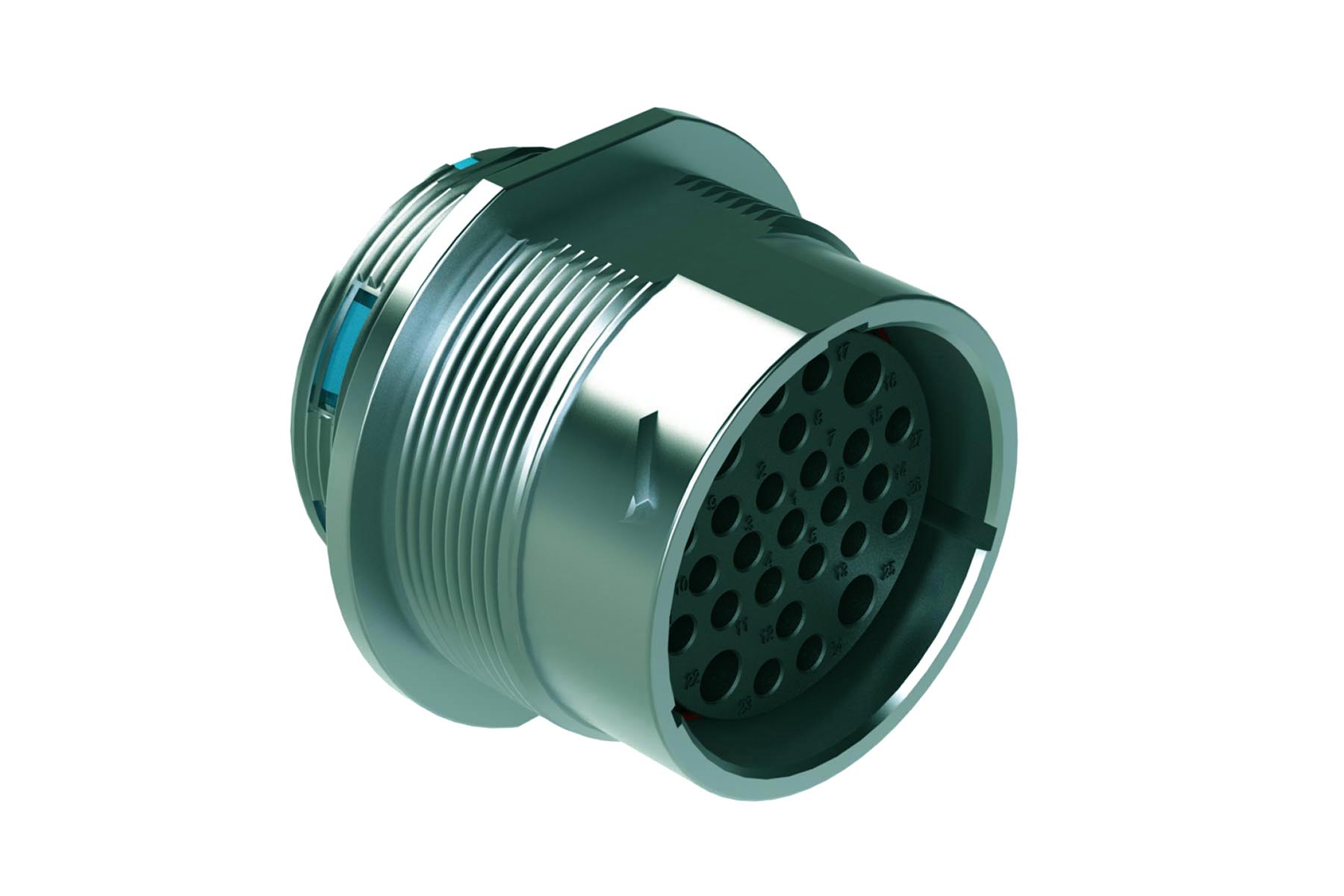 AHDM04-24-27SR 27 Position Receptacle, Size 24, Socket, Reduced Diamet ...